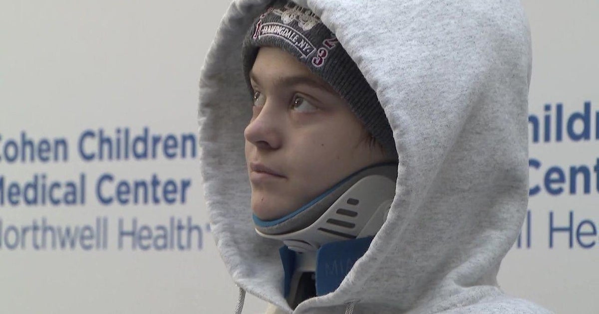 Farmingdale High School student Audrina Crocitto thanks doctors, first ...