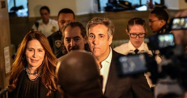 Michael Cohens Tense Hours In Donald Trumps Fraud Trial Cbs News
