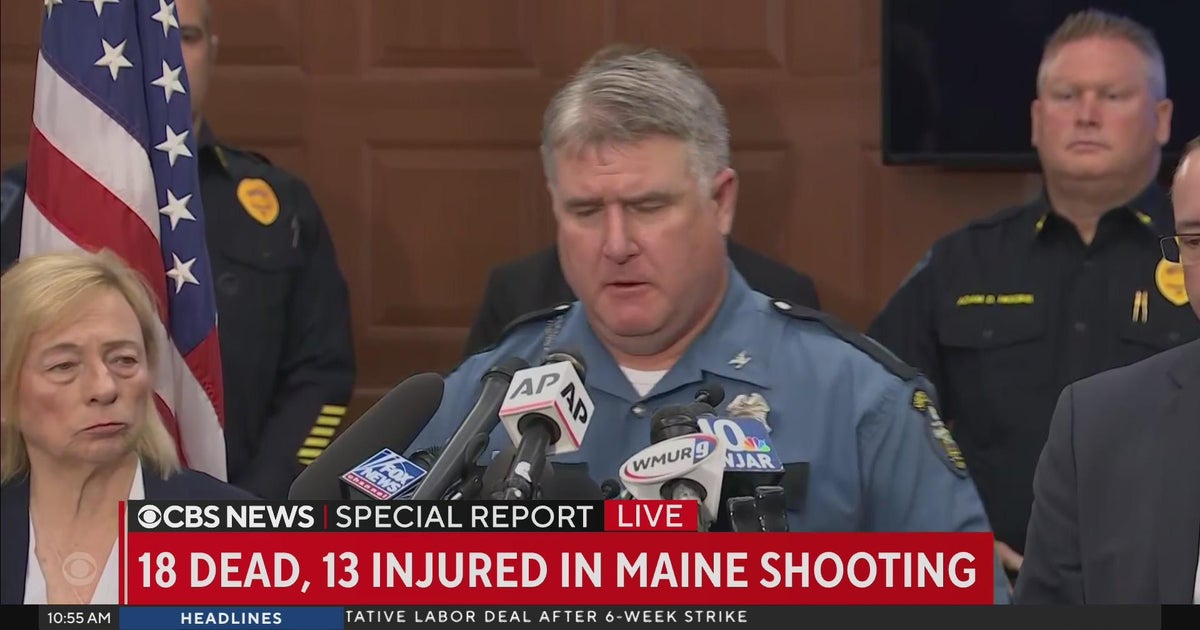 Lewiston Maine shooting timeline detailed by Maine State Police - CBS ...