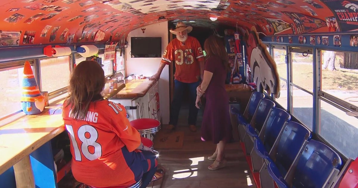 Orange Zone: Wild Bill and his Denver Broncos bus - CBS Colorado