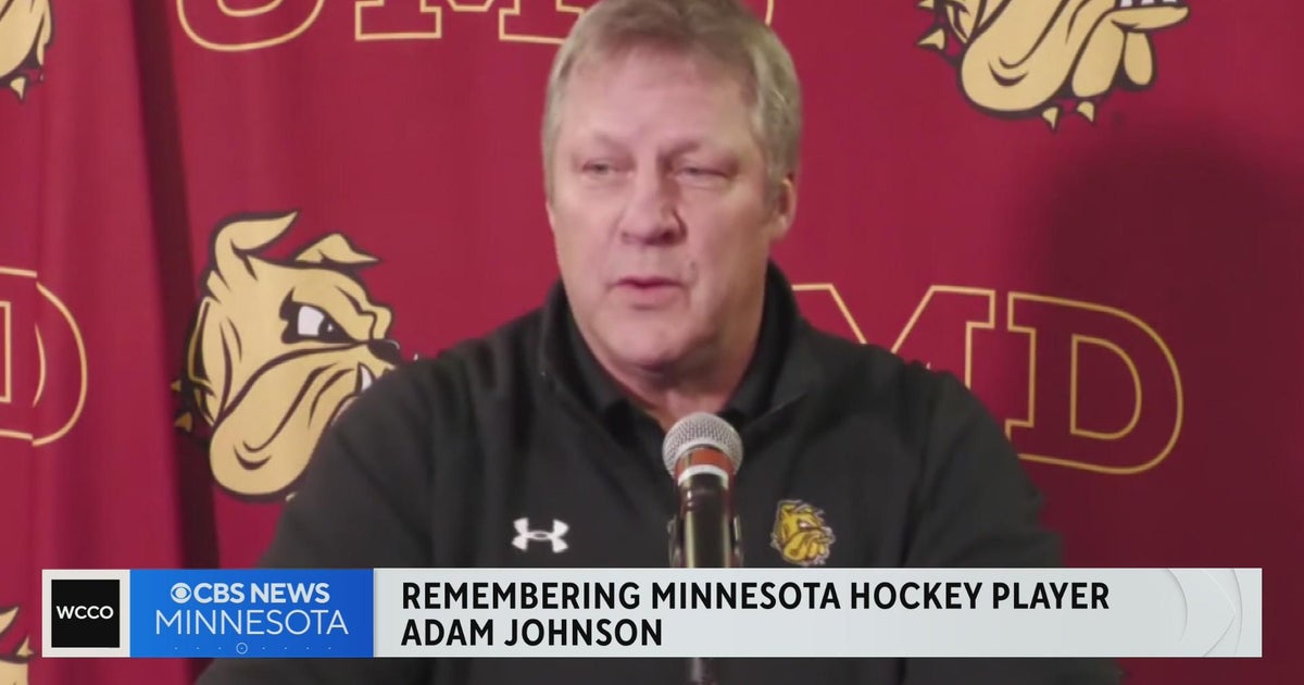 UMD coach mourns fallen hockey player Adam Johnson: "They all loved him ...