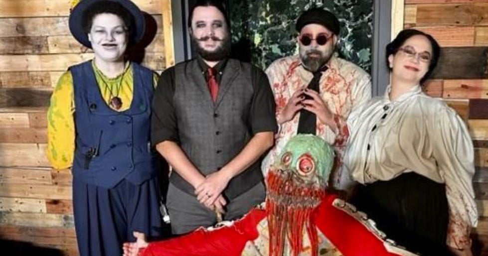 Where's Marty? Getting a good scare this Halloween at the Nevermore ...