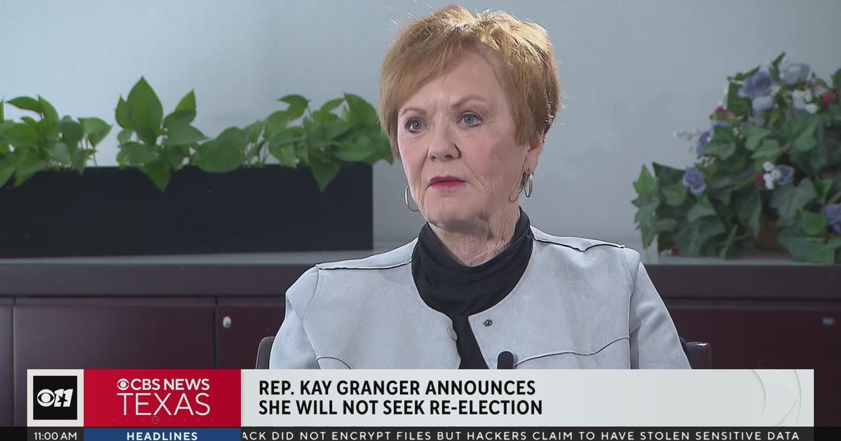 Rep. Kay Granger announces she won't seek reelection - CBS Texas