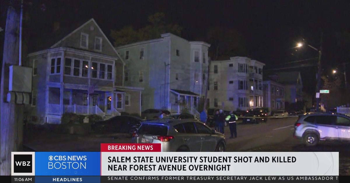 Salem State University student killed in shooting near campus - CBS Boston