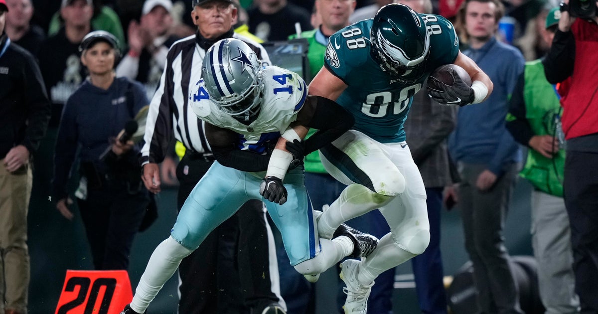 Eagles TE Dallas Goedert expected to be out for some time after forearm ...