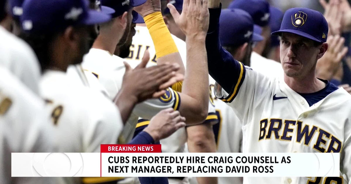 Chicago Cubs hire Craig Counsell to replace David Ross - CBS Chicago