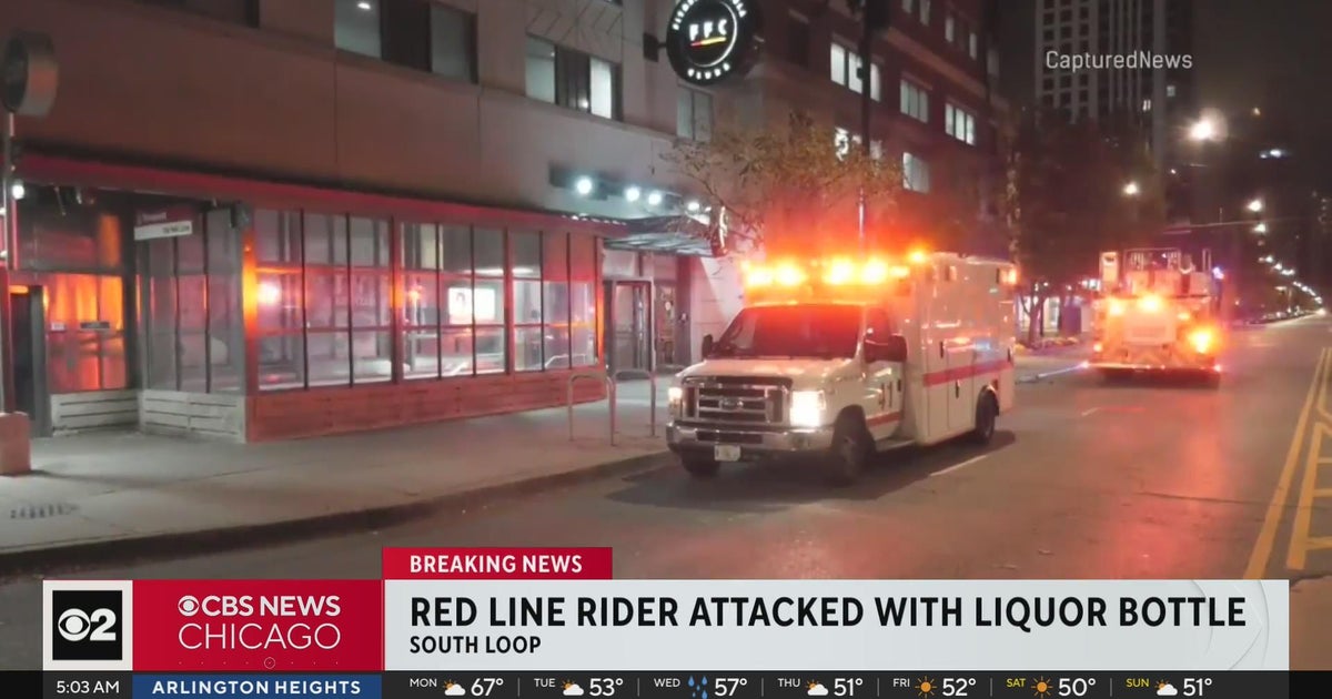 Man attacked with liquor bottle on Chicago train - CBS Chicago