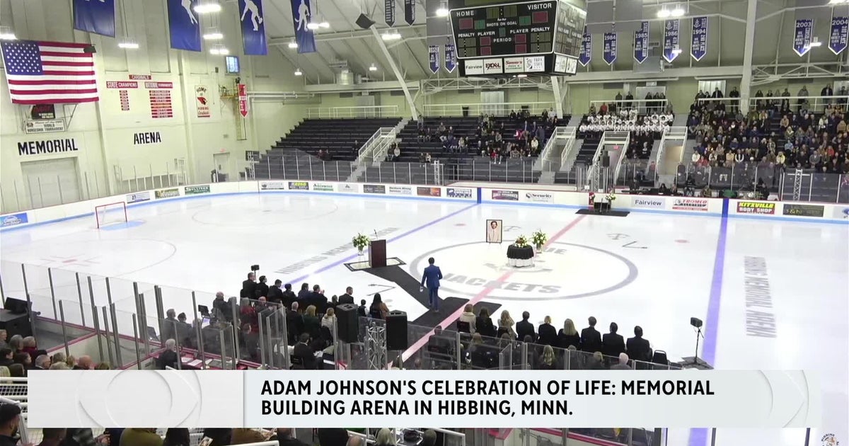 Adam Johnson celebration of life ceremony - CBS Minnesota