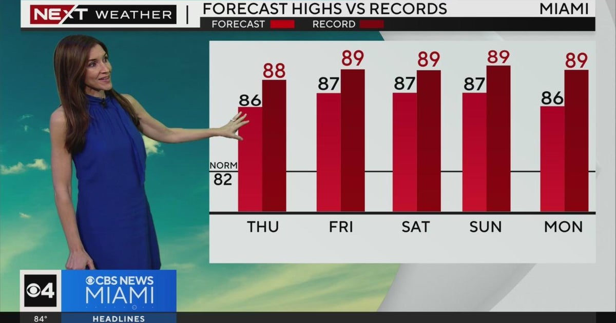 Miami Weather for Wednesday 11/8/2023 12PM - CBS Miami