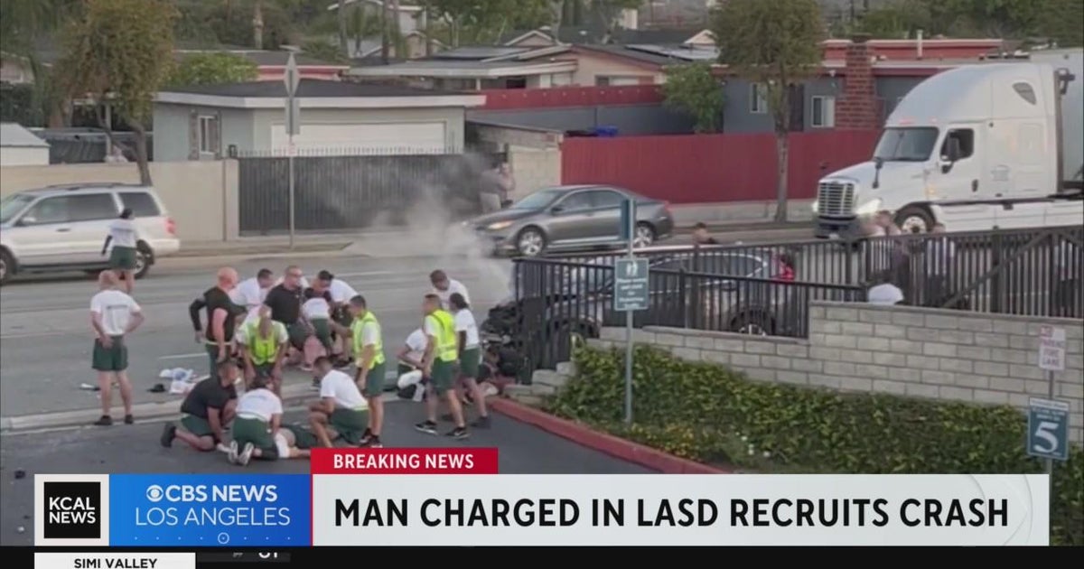 Man charged in last year's LASD recruits crash - CBS Los Angeles