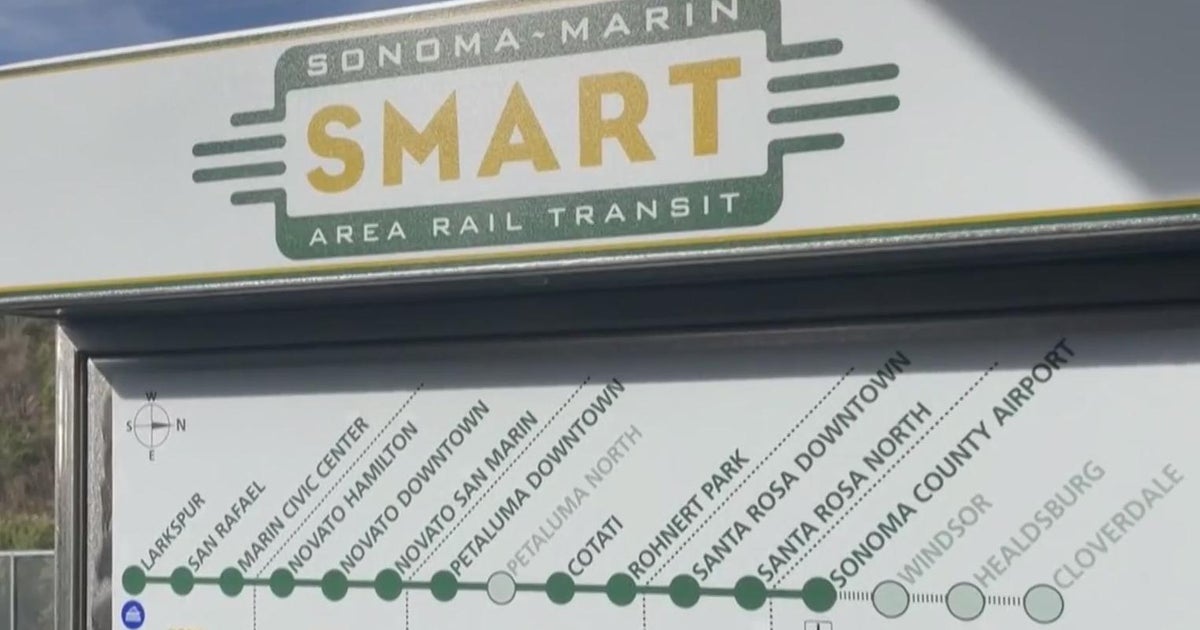 SMART system sees rising ridership in the North Bay - CBS San Francisco