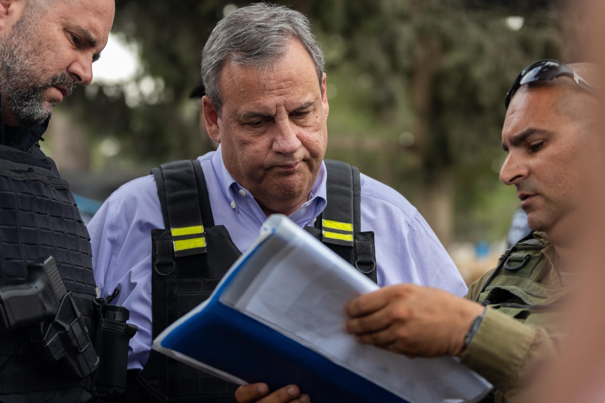 Chris Christie visits Israel to meet with families of hostages held by ...