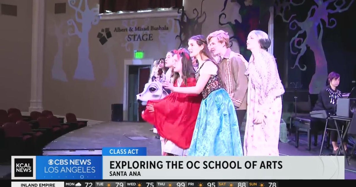 Shining a spotlight on the OC School of the Arts | Class Act - CBS Los ...