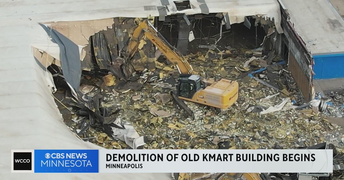 Demolition begins at Lake Street Kmart in Minneapolis - CBS Minnesota