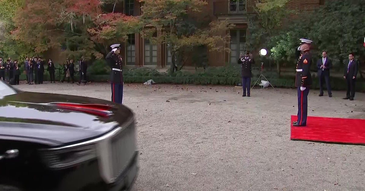 Watch: President Biden welcomes Chinese President Xi to summit at ...