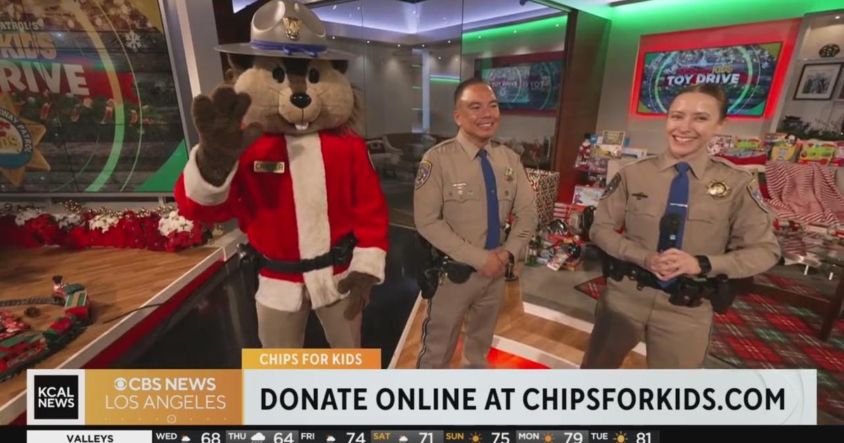California Highway Patrol joins KCAL for CHiPs For Kids Toy Drive ...