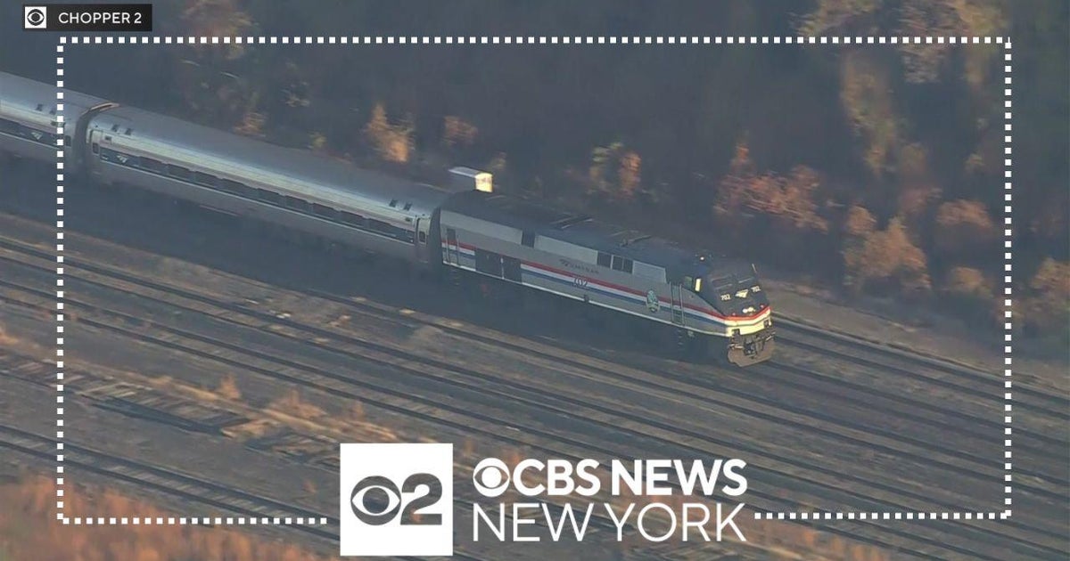 Amtrak trains running on Empire Line again - CBS New York