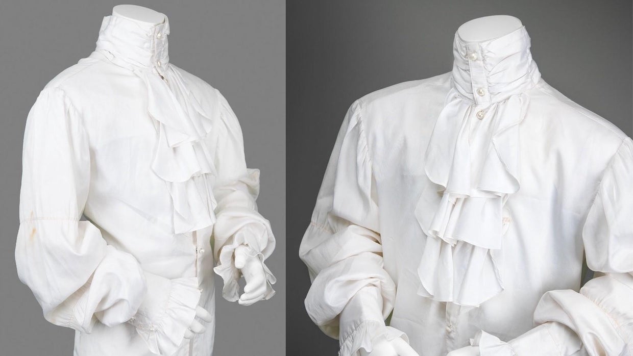 Prince's iconic white ruffled shirt sold for more than $33,000 at ...