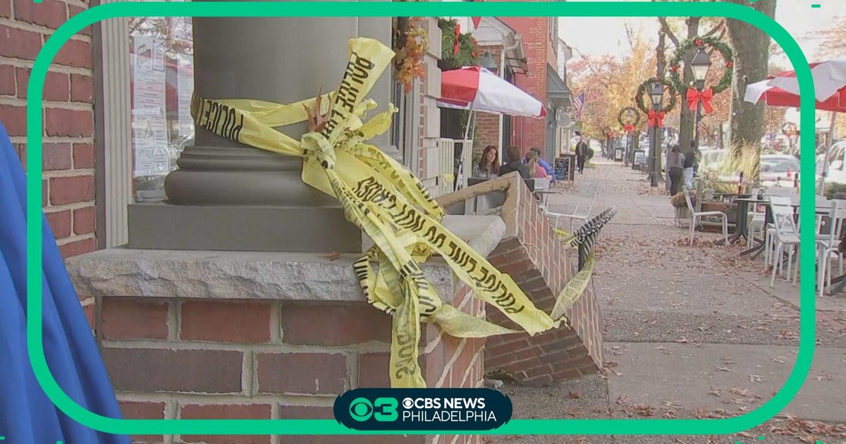 Suspect in custody after wreaking havoc in Haddonfield - CBS Philadelphia