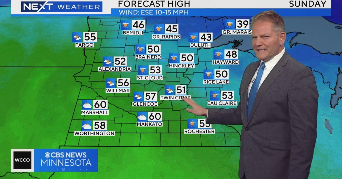 Chilly Friday night, but Saturday will be #Top10WxDay - CBS Minnesota