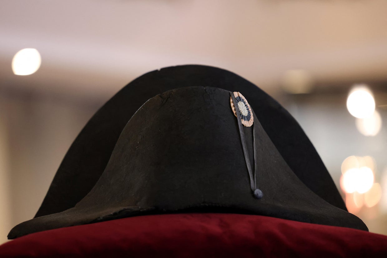 Napoleon's bicorne hat sold at auction for a history-making price - CBS ...