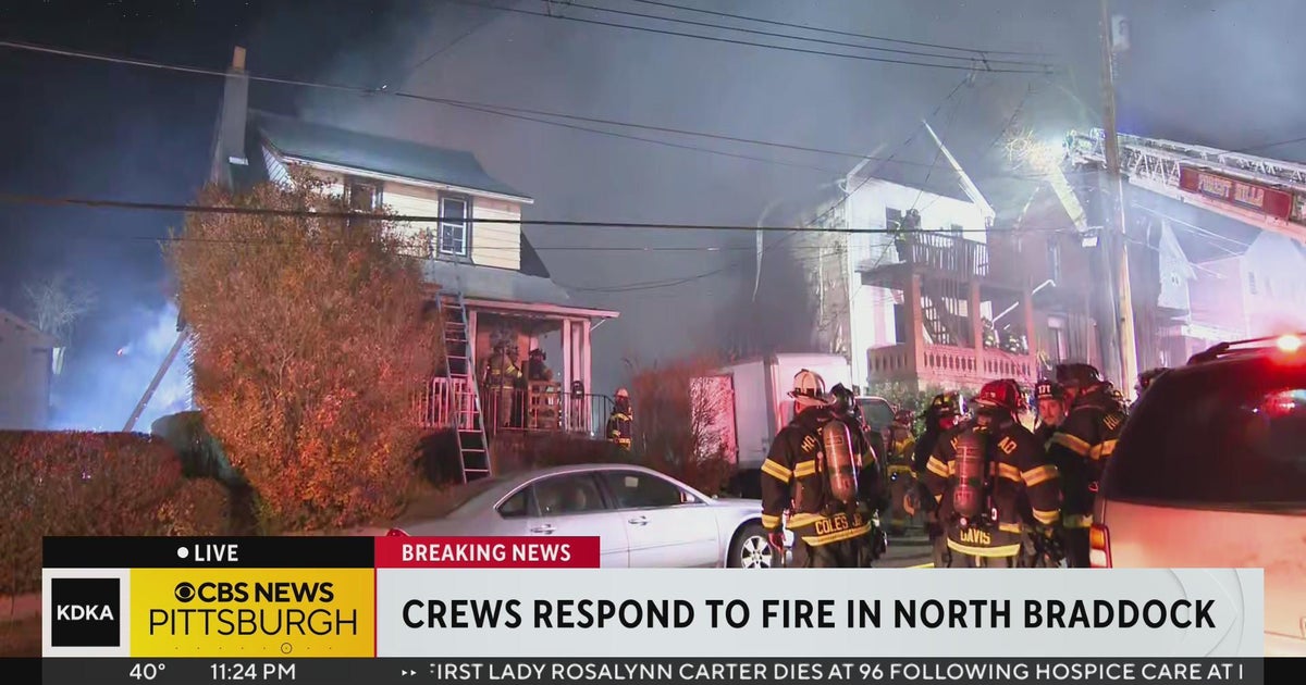 EMS, fire crews respond to multi-structure fire in North Braddock - CBS ...
