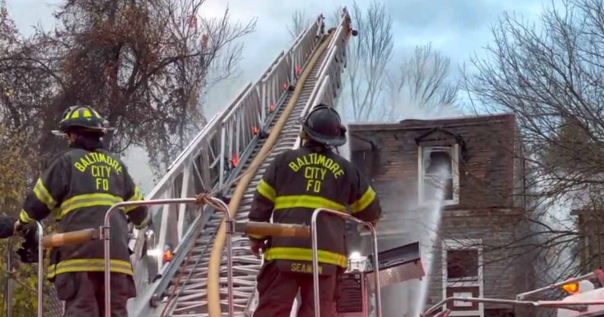 Firefighters respond to two-alarm fire in Southwest Baltimore - CBS Baltimore