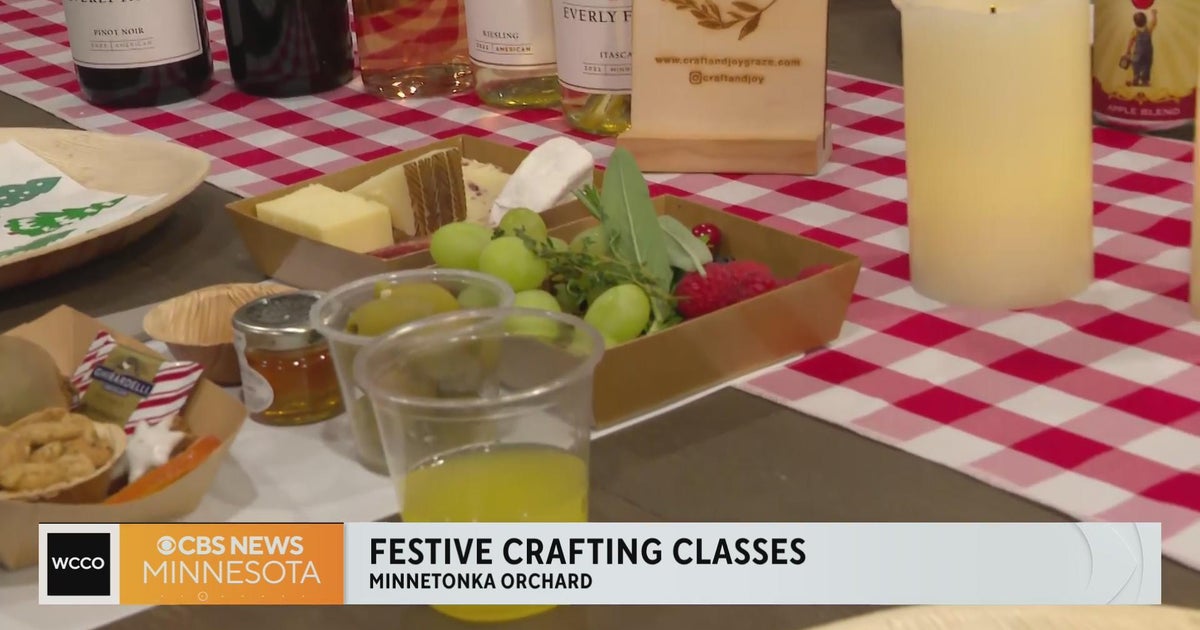 Minnetonka Orchard offers festive crafting classes - CBS Minnesota