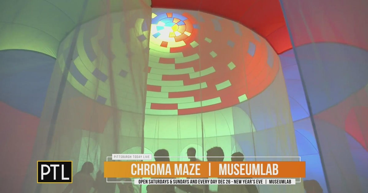 #TeamPTL: Children's Museum of Pittsburgh's Chroma Maze - CBS Pittsburgh