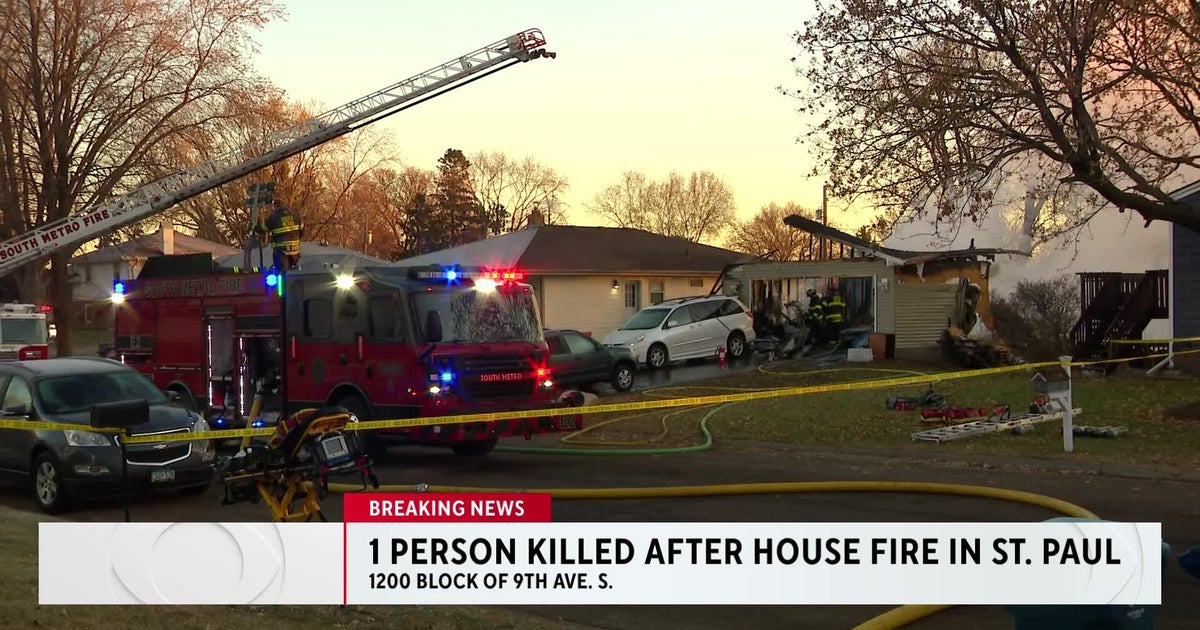 At least 1 dead after a house explosion in South St. Paul - CBS Minnesota