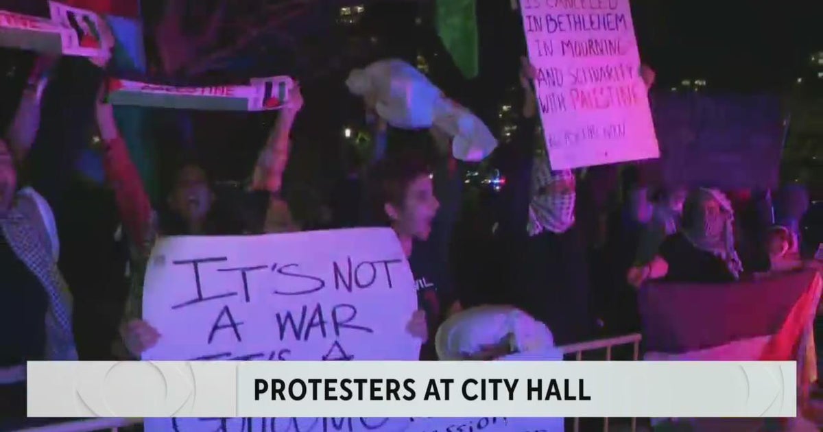 Pro-Palestinian group holds protest at City of Miami Tree-lighting ...