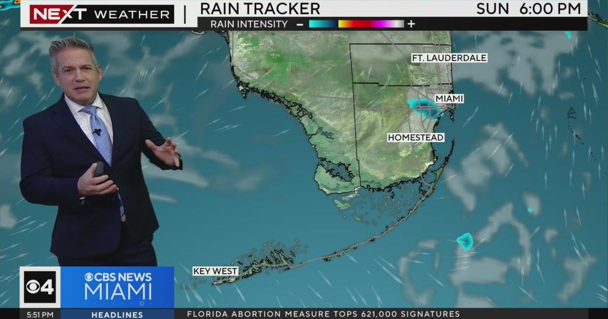 Miami PM weather forecast for Friday, 12/1/2023 - CBS Miami