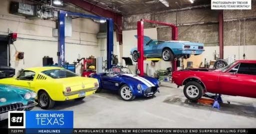 Texas garages turning classic cars into electric hot rods - CBS Texas