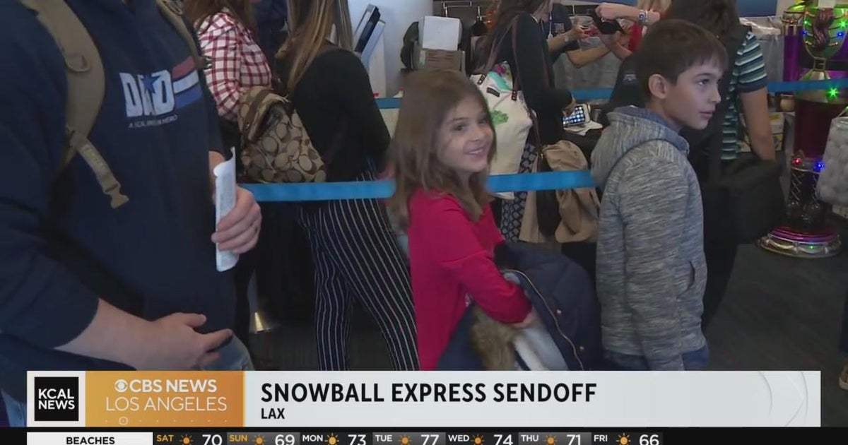 Snowball Express sendoff with actor and humanitarian Gary Sinise - CBS ...