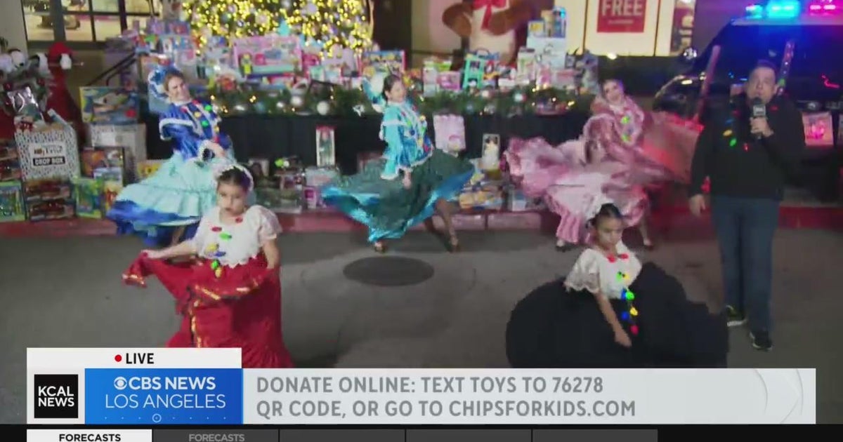 Dancers perform Folklorico for CHiPs for Kids - CBS Los Angeles