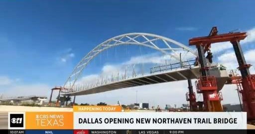 Dallas opening new Northaven Trail Bridge - CBS Texas