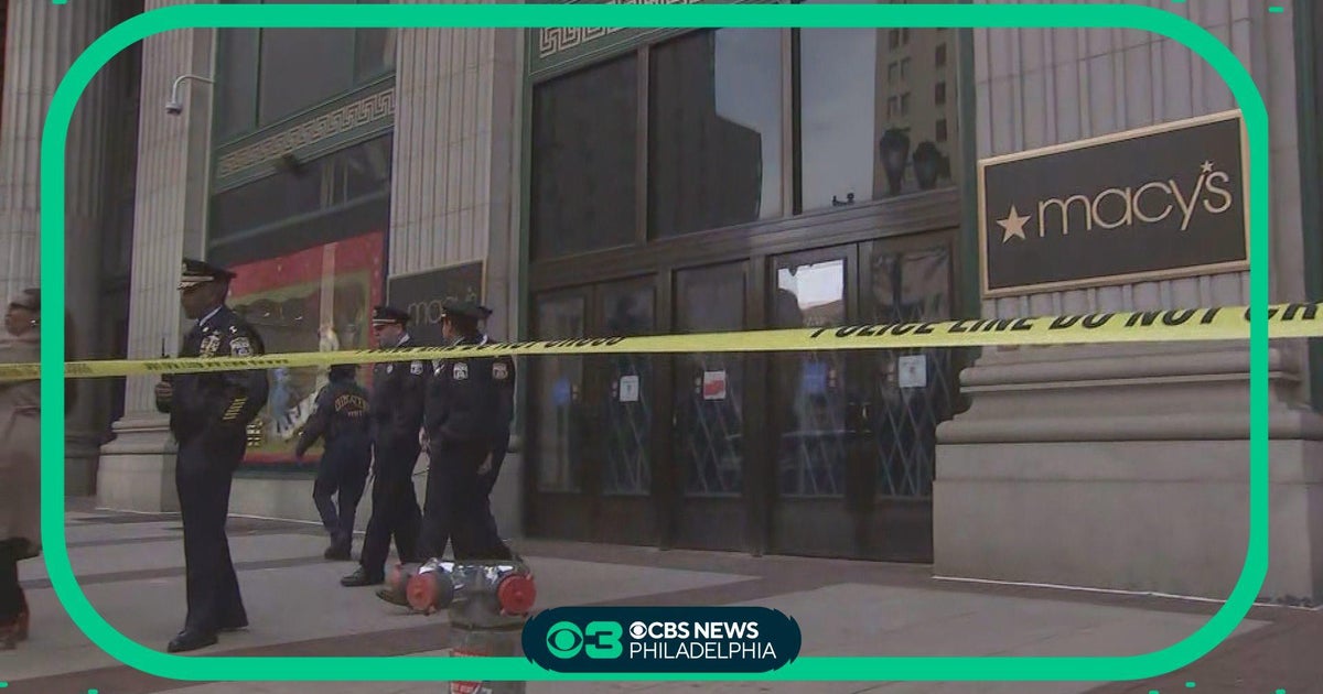 Suspect arrested after stabbings at Philadelphia Macy's store - CBS ...