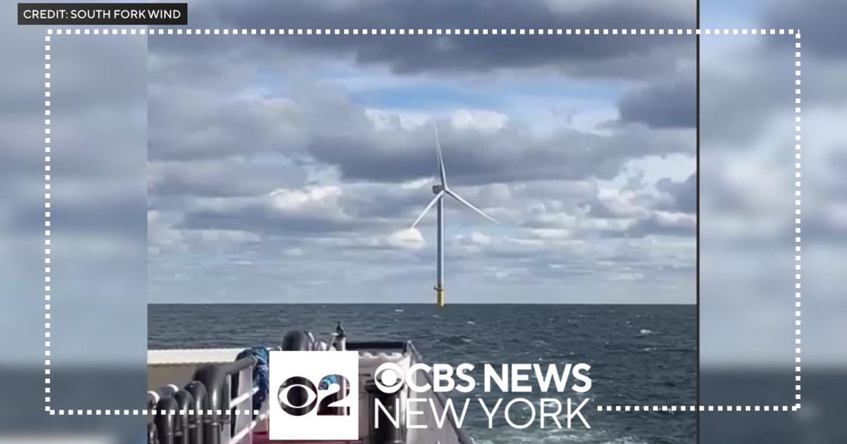 First turbine at Long Island offshore wind farm now operational - CBS ...