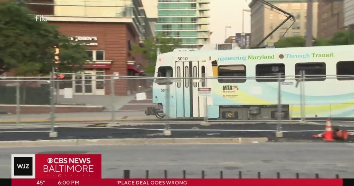 MTA to suspend light rail services effective Friday - CBS Baltimore