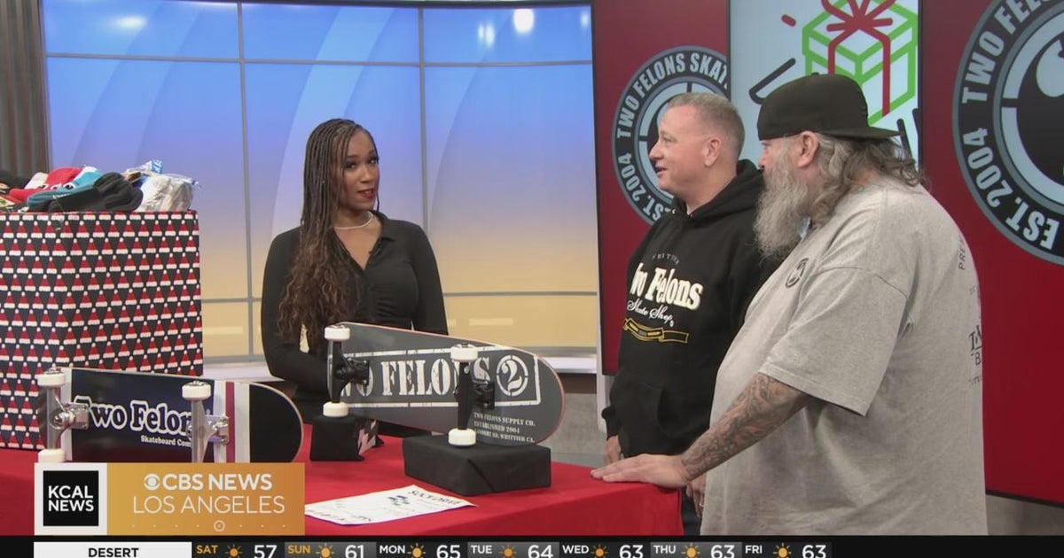 Two Felons Skate Shop in Whittier gives back to the community - CBS Los ...