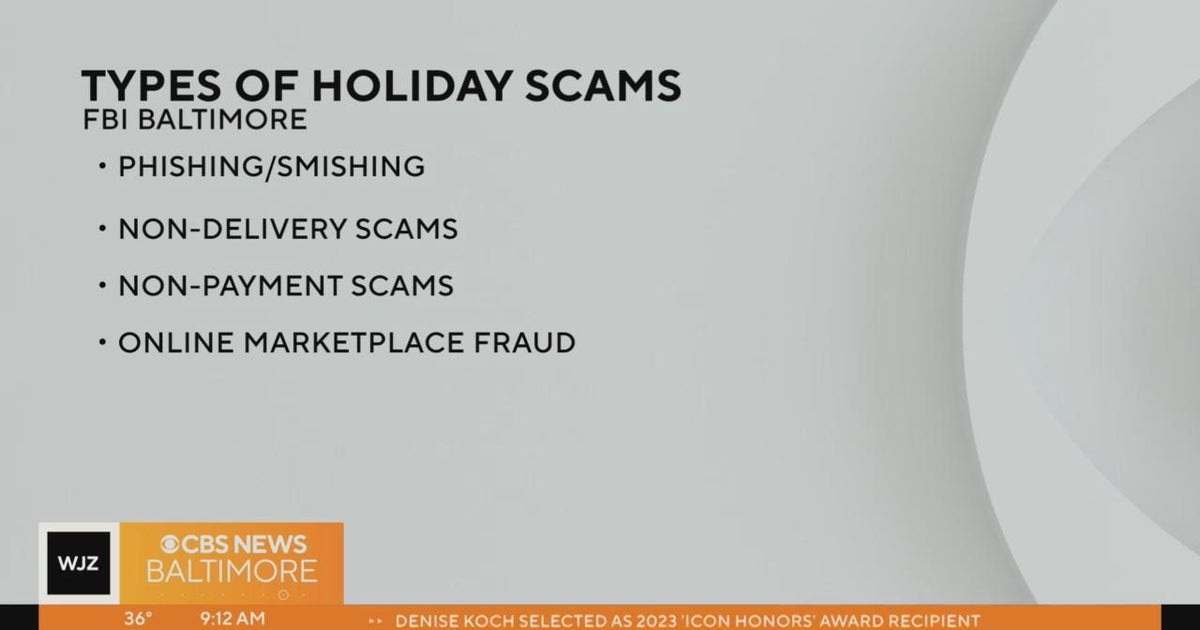 What to know about holiday scams - CBS Baltimore