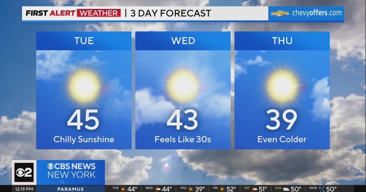 First Alert Weather: Sunny, chilly the next few days, but warmup ...