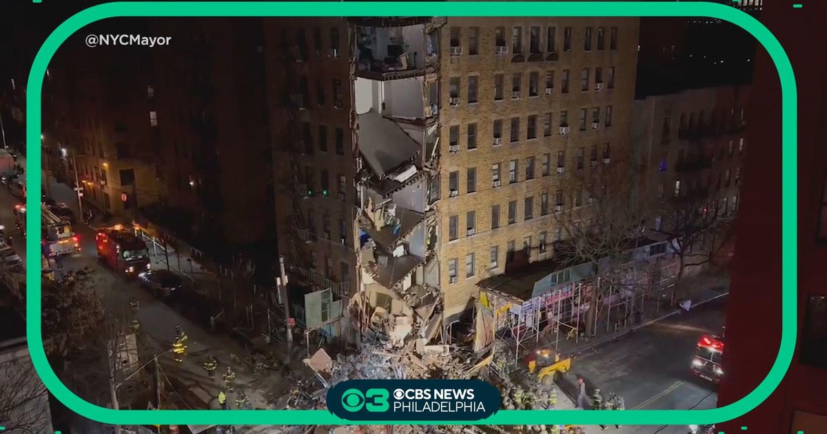 Fire department reports no victims after partial building collapse in the Bronx - CBS Philadelphia