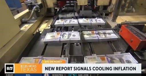 New report signals cooling inflation - CBS Texas