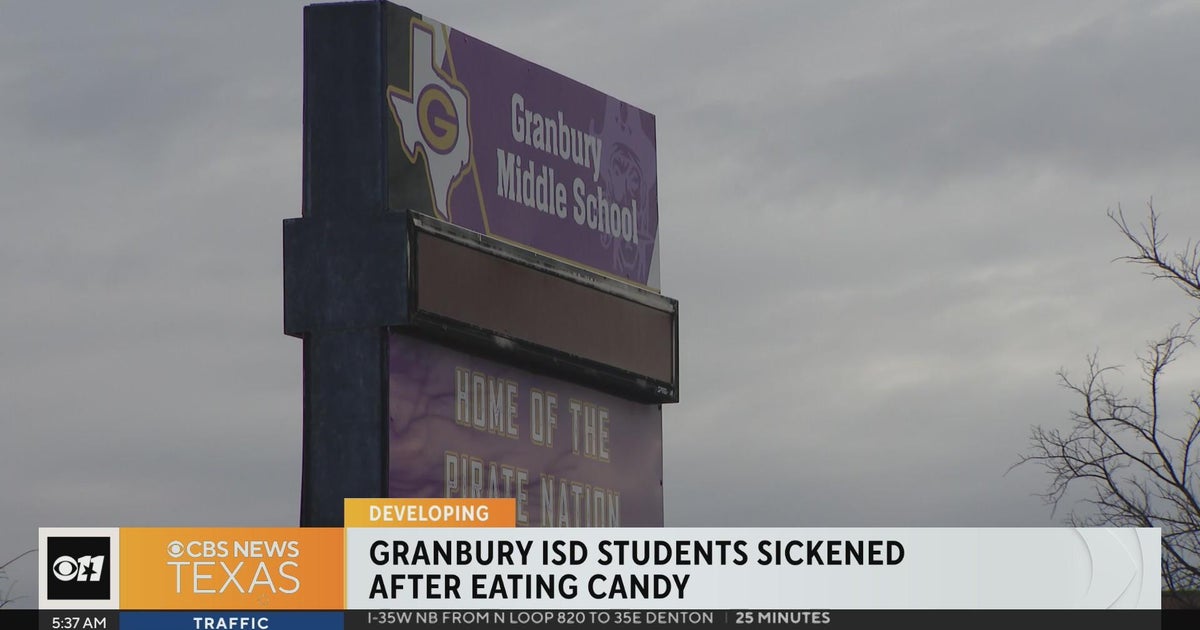 Granbury ISD students sick after eating candy from classmates - CBS Texas