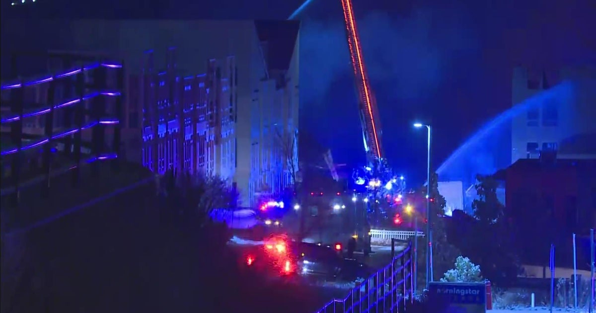 Three-alarm fire causes heavy damage at Aurora construction site - CBS ...