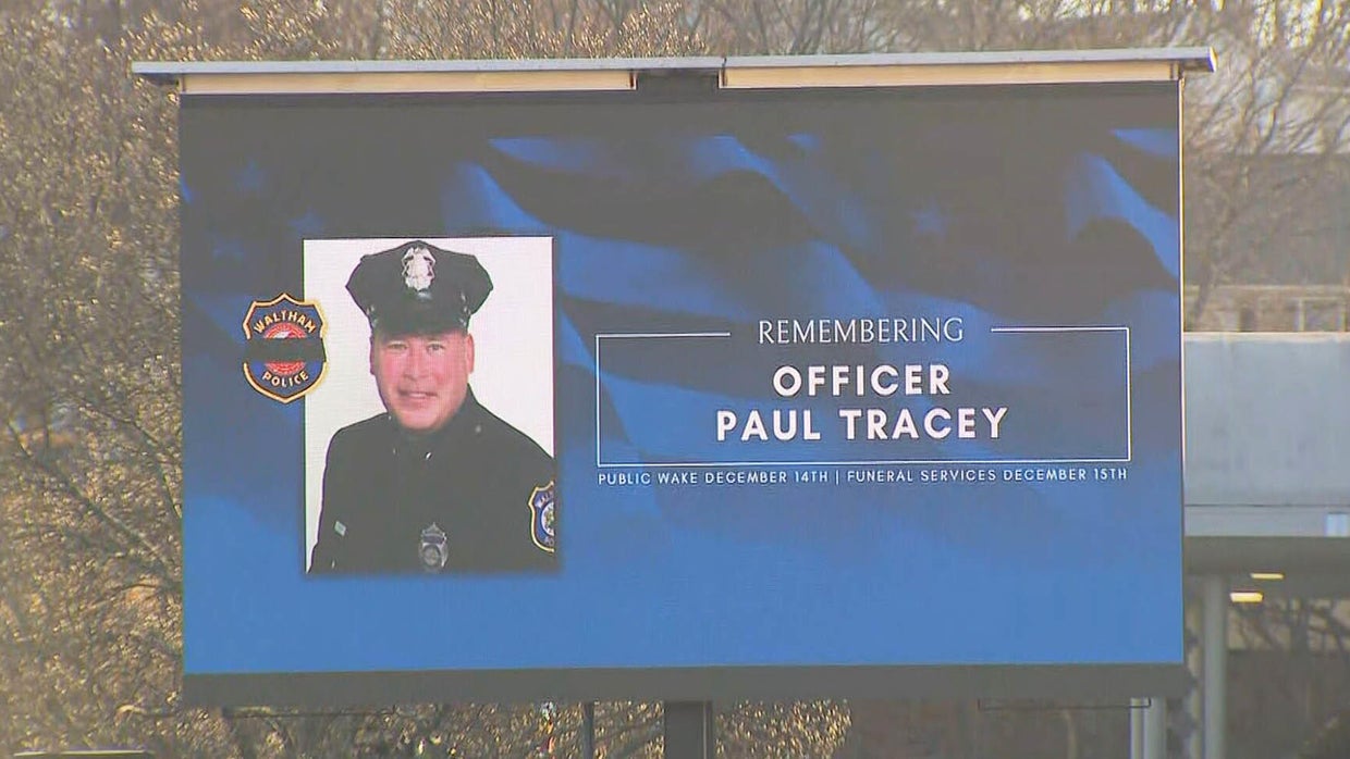 Fallen Waltham Police Officer Paul Tracey remembered as hero, honored ...