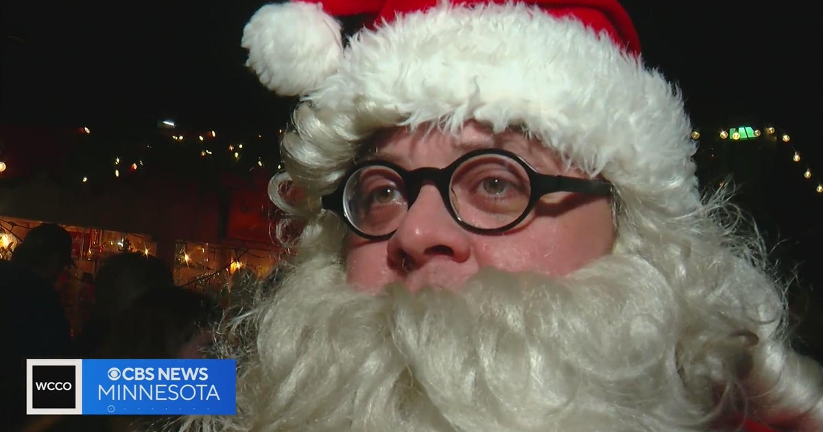 SantaCon returns to St. Paul's Lowertown neighborhood - CBS Minnesota
