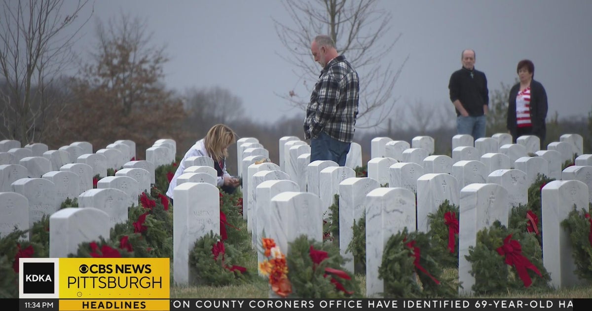 Wreaths Across America at the National Cemetery of the Alleghenies ...