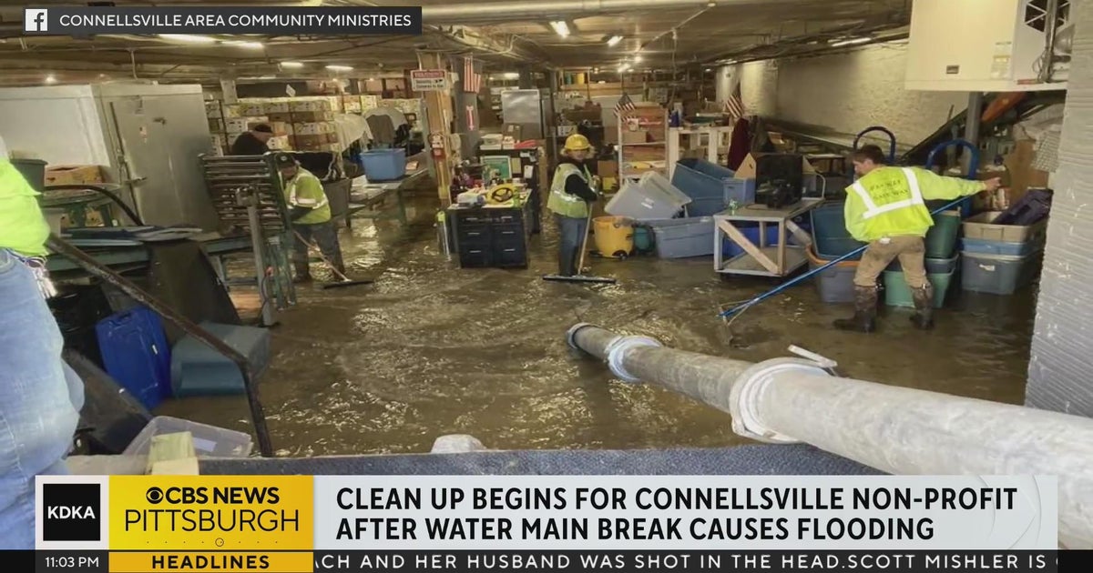 Cleanup underway for Connellsville nonprofit following water main break ...